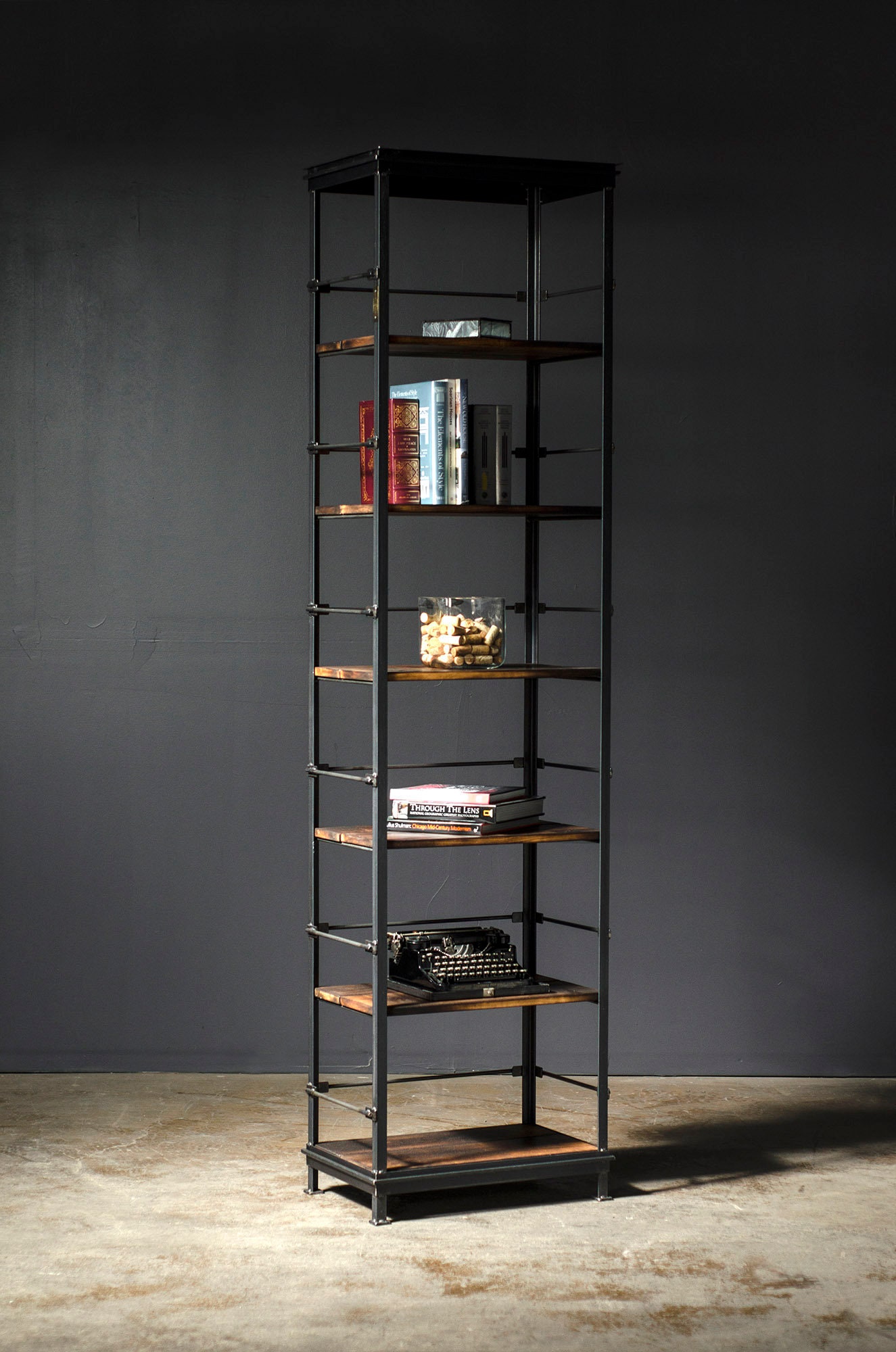 Industrial Book Case - Etsy