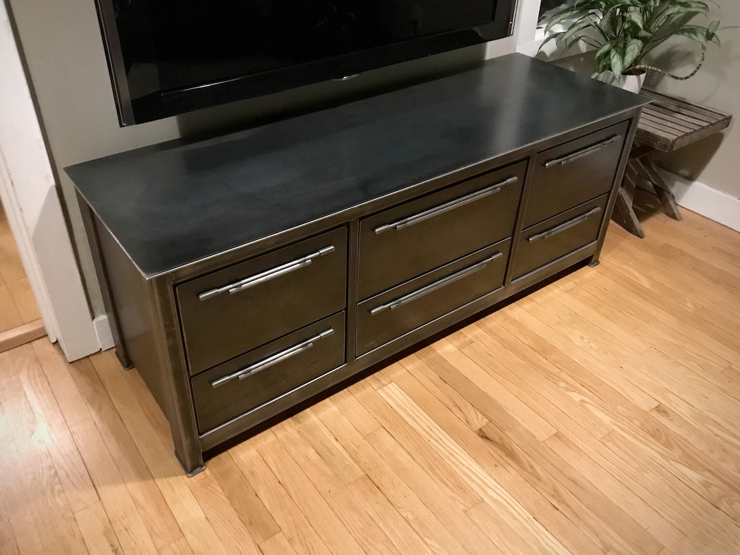 Vintage Style Media Console - Etsy