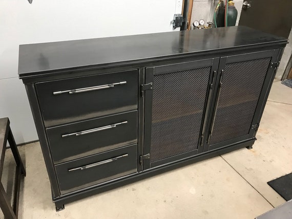 Vintage Style Industrial Buffet | Etsy