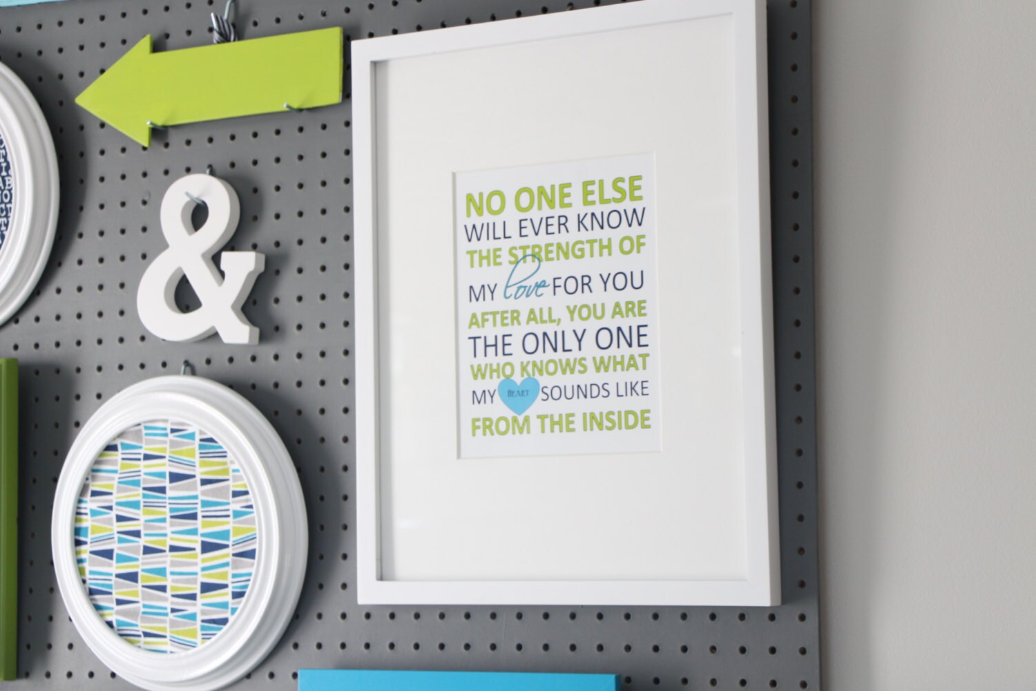 CUSTOM Nursery Word Art Printable No one else...heart from | Etsy