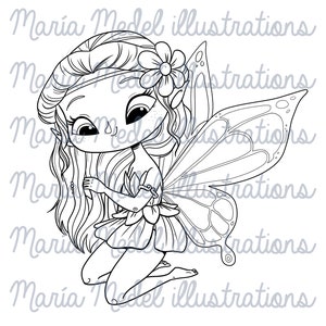 Fairies Set DIGITAL STAMP SET for Scrapbooking Cardmaking - Etsy