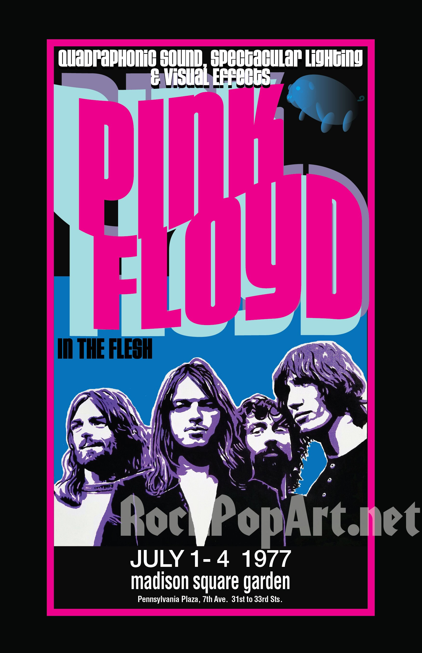 PINK FLOYD "dark Side of the Moon" 1973 Concert Posters Re-imagines the ...