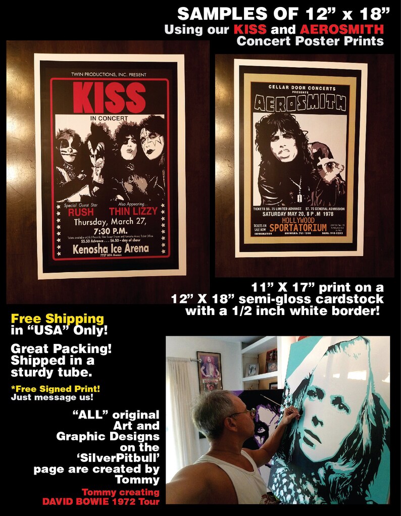 The 1990s Rock Poster Collection 11x17 Prints Soundgarden, Pantera ...