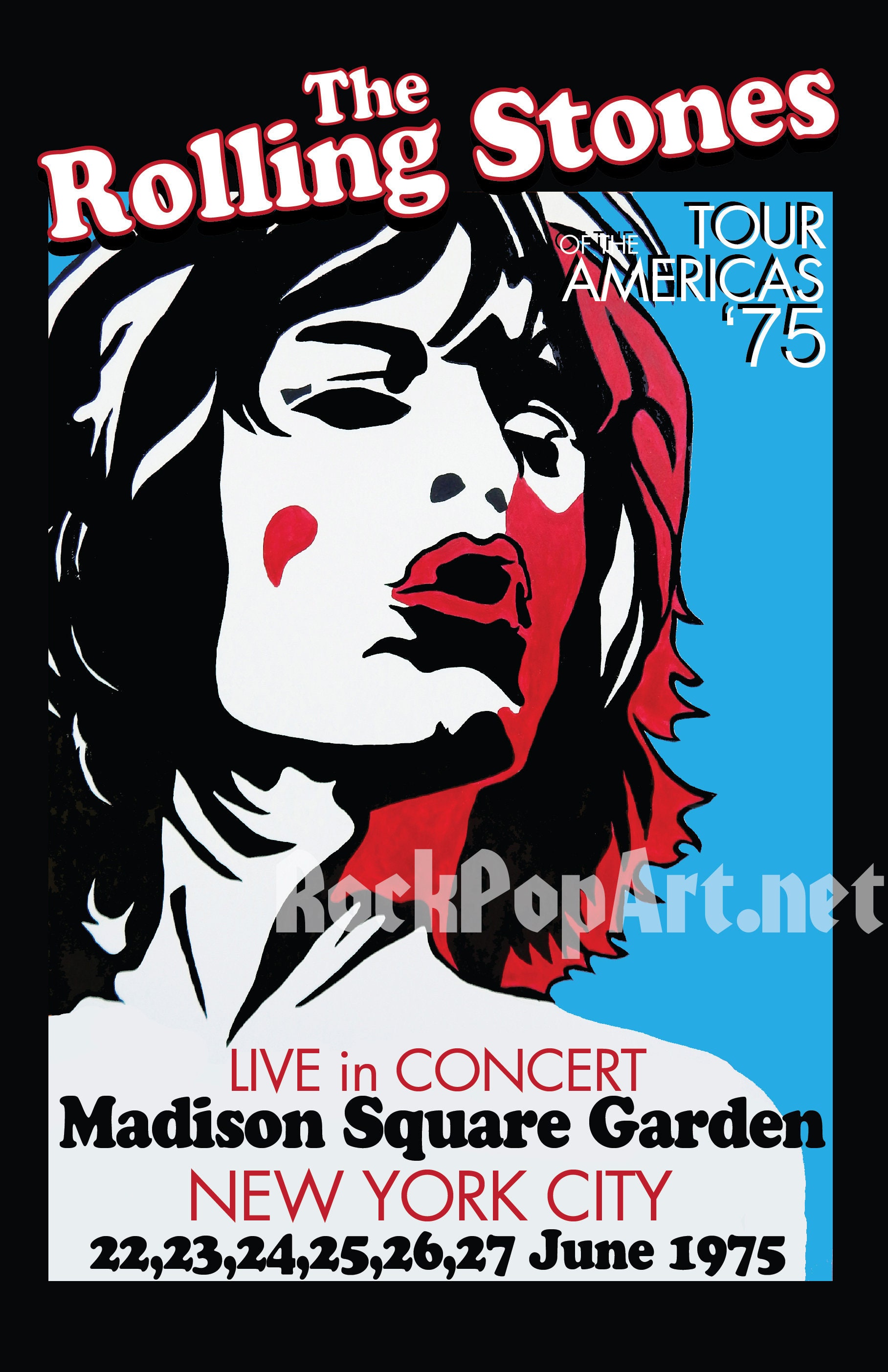 The Rolling Stones Concert Poster