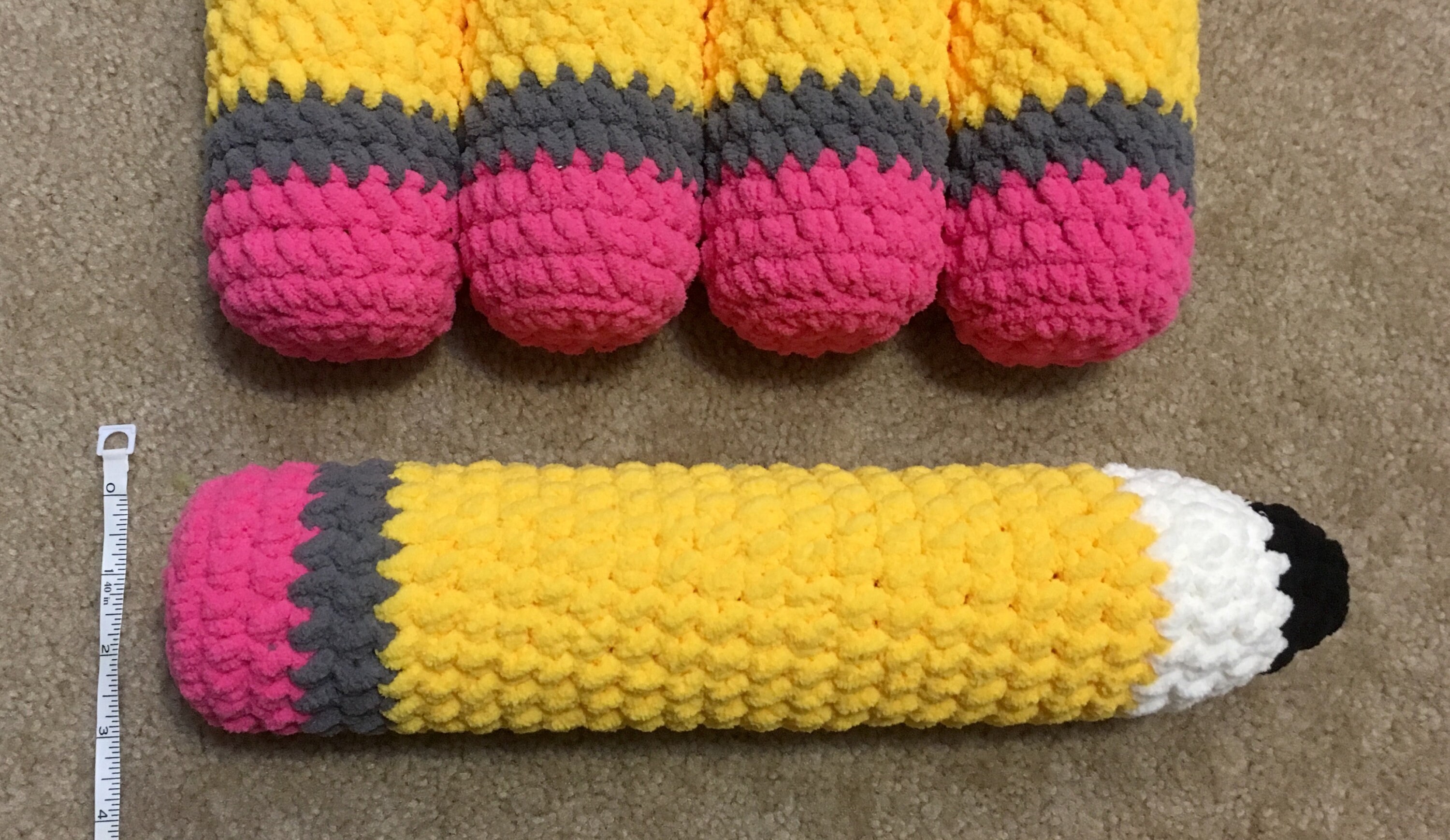 Crochet Pencil Pencil Plushie Pencil Amigurumi Pencil - Etsy