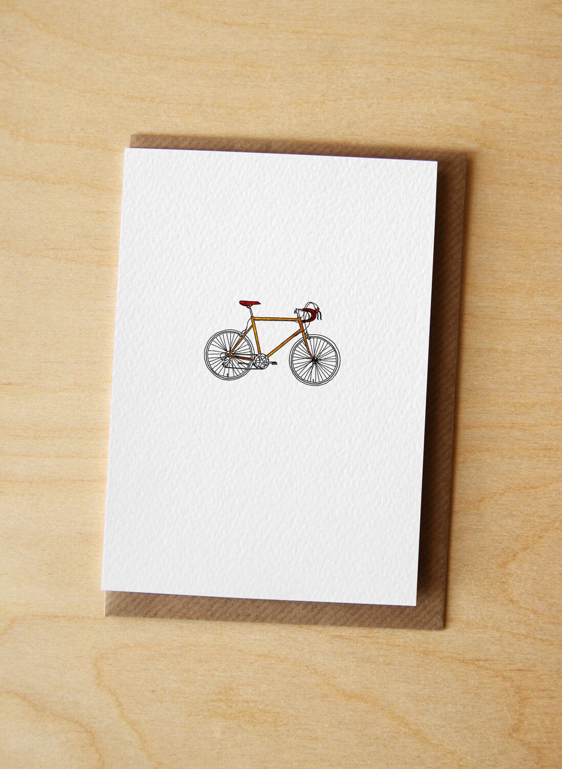 1 Retro Bicycle Card - Etsy