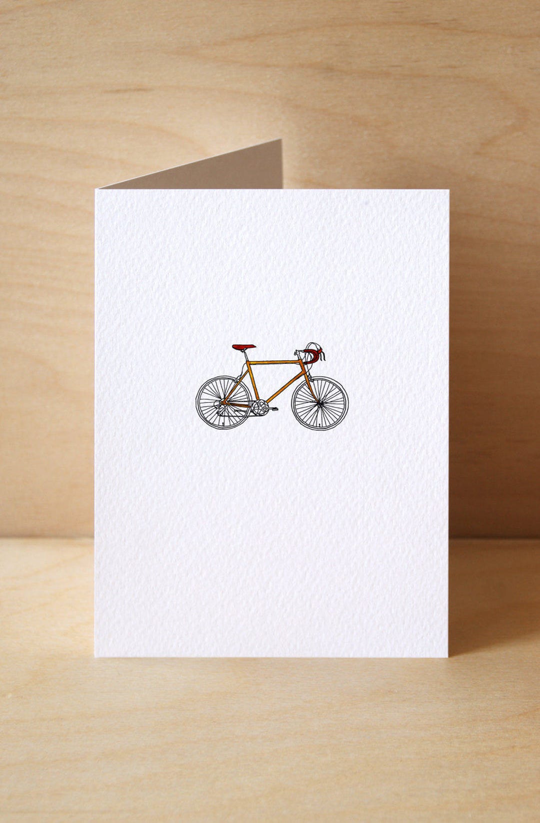 1 Retro Bicycle Card - Etsy