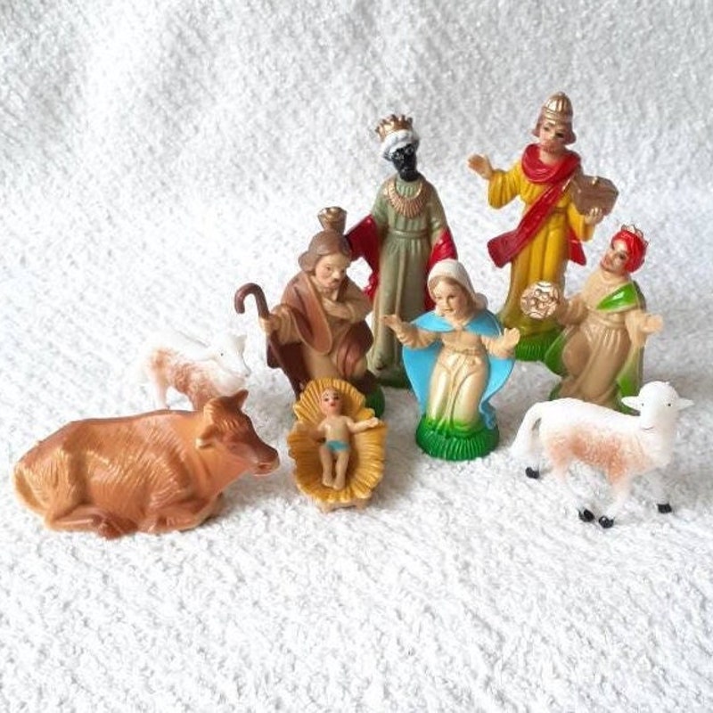Plastic Nativity - Etsy