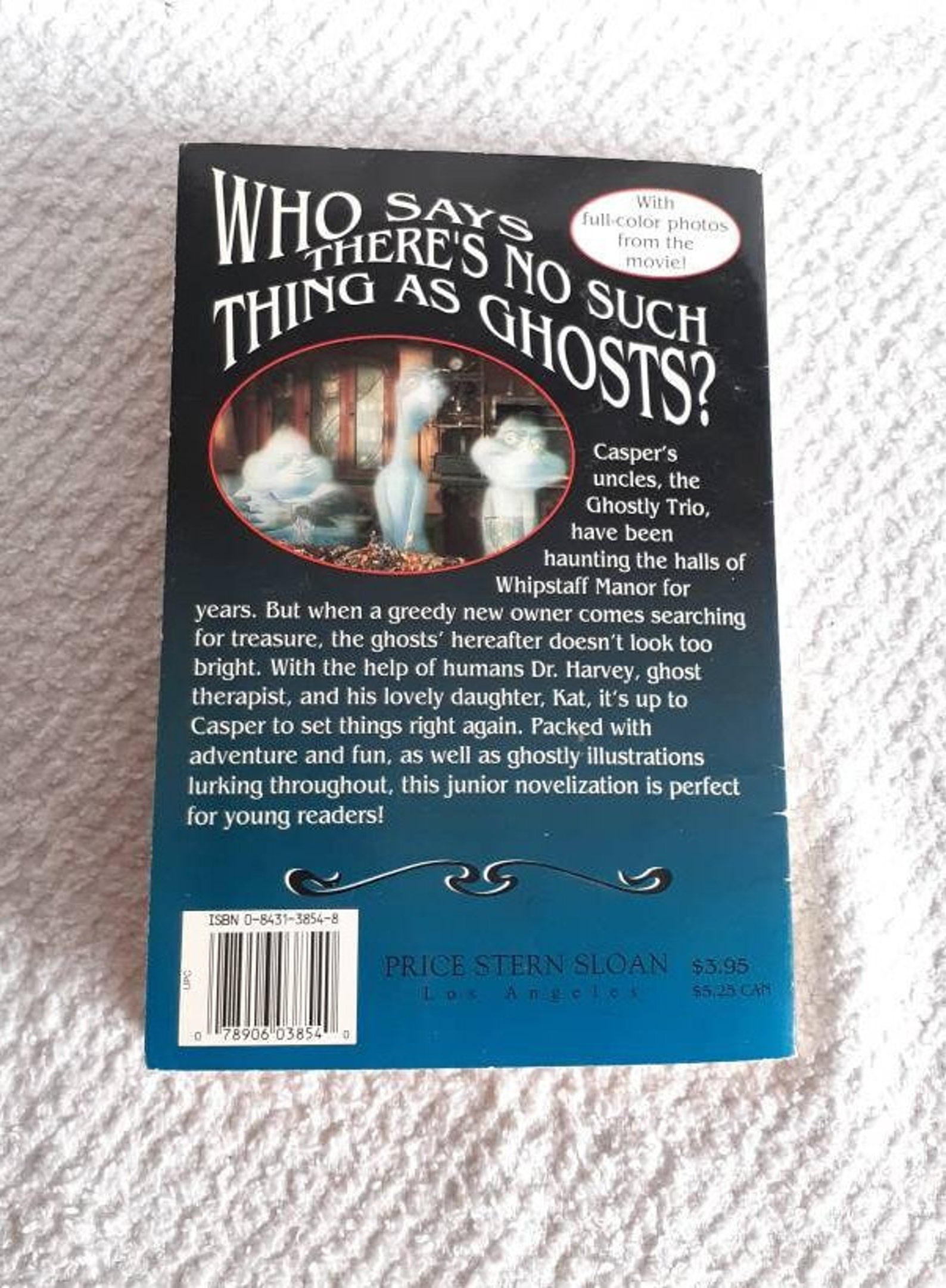 Casper Junior Novelization Vintage Book Softcover With Photos From ...