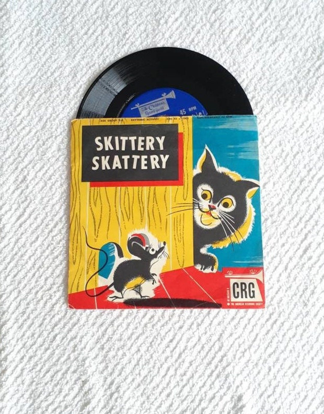 Vintage Vinyl Record Children's Skittery Skattery Tested Non-breakable ...