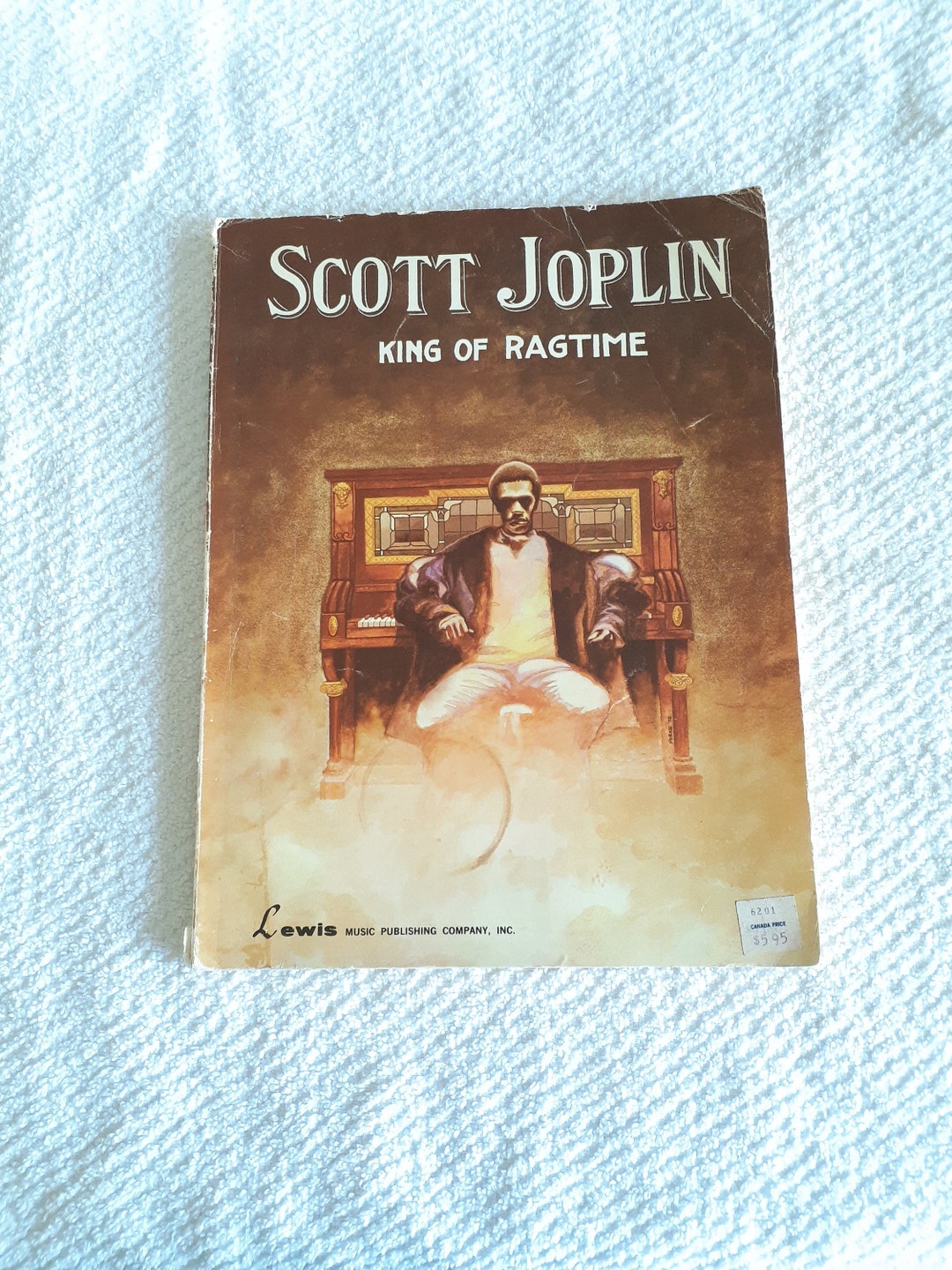 Ragtime Piano Scott Joplin King of Ragtime Vintage Sheet Music Book ...