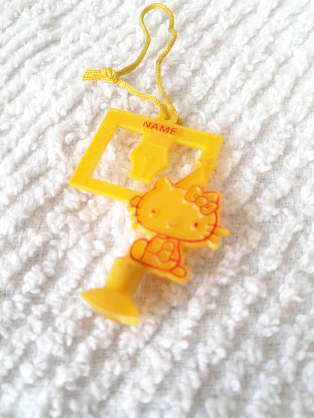RARE Hello Kitty Name Tag Vintage Sanrio Suction Cup - Etsy
