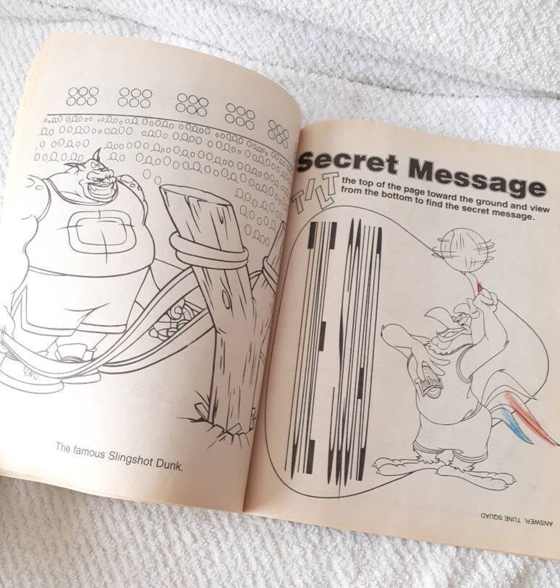 Space Jam Colouring Activity Booklet VTG Landoll's - Etsy