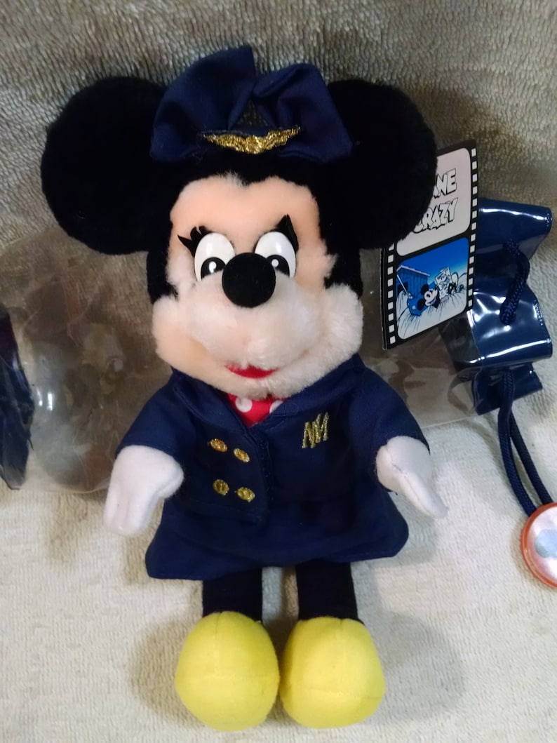 RARE Minnie Mouse Plane Crazy in Original Packaging Vintage Disney Toy ...