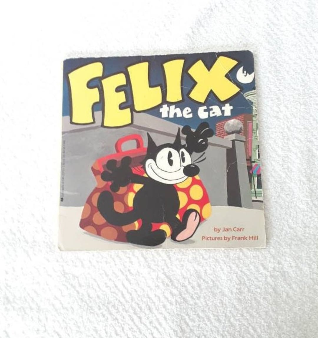 Felix the Cat Vintage Sofcover Book Jan Carr Frank Hill - Etsy