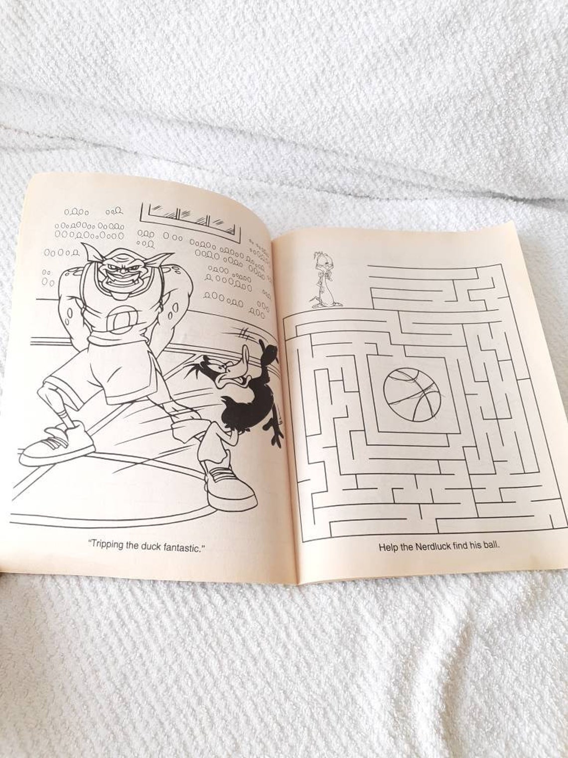 Space Jam Colouring Activity Booklet VTG Landoll's | Etsy