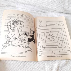 Space Jam Colouring Activity Booklet VTG Landoll's | Etsy