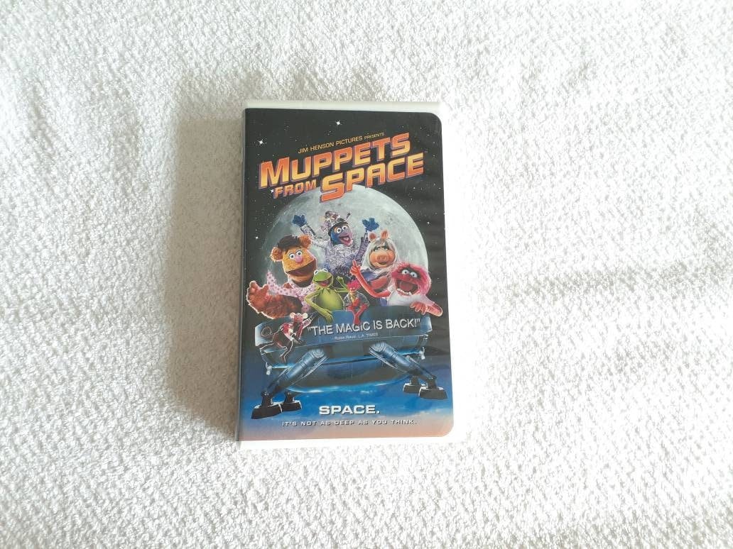 VHS Muppets From Space Tested Movie Jim Henson Gonzo Miss Piggy Kermit ...