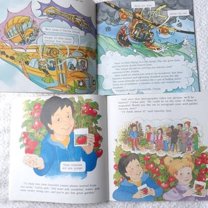 The Magic School Bus Lot of Vintage Books Ms. Frizzle Kids Science ...