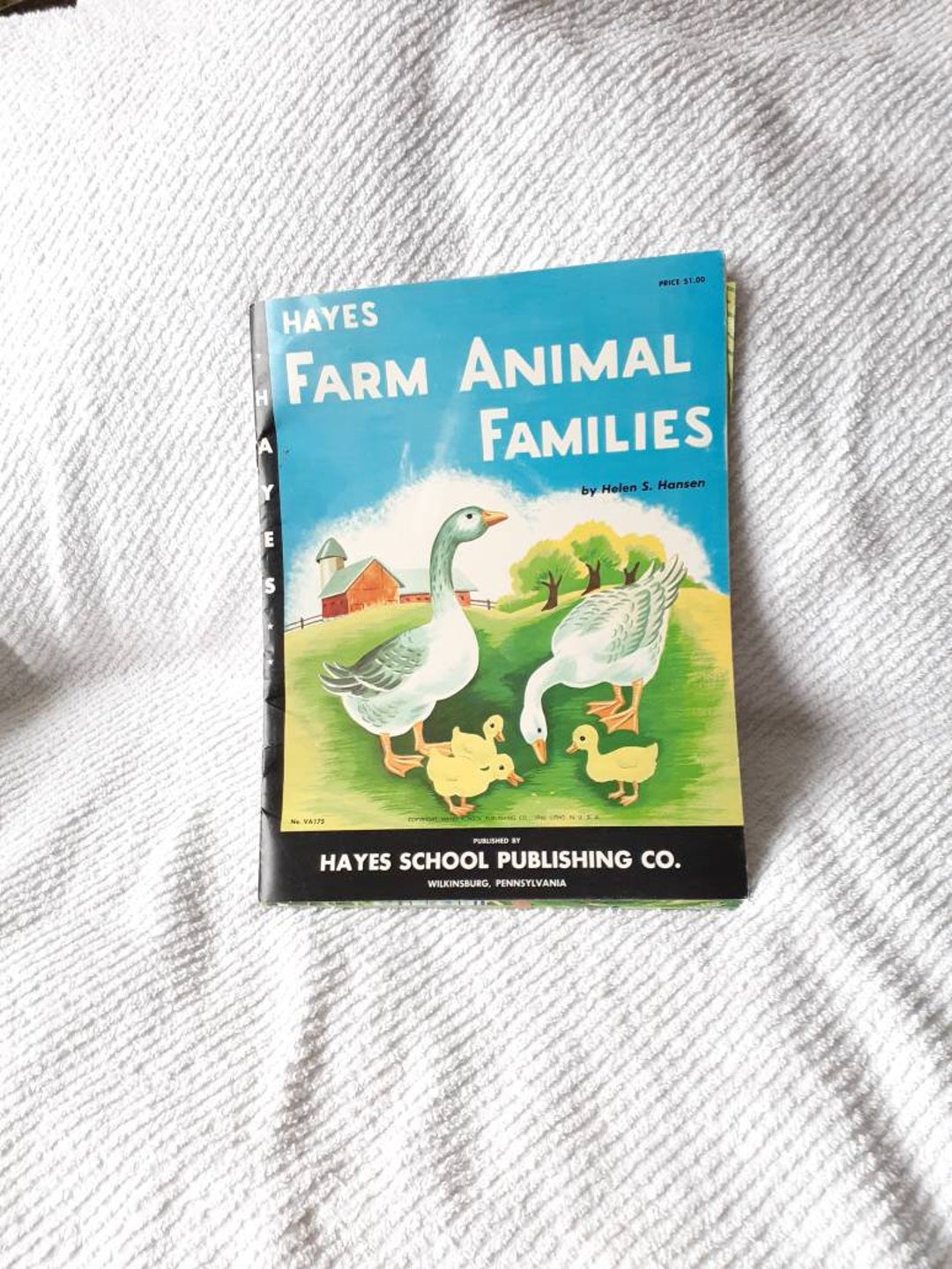 Hayes Farm Animal Families Vintage School Classroom Poster Booklet - Etsy