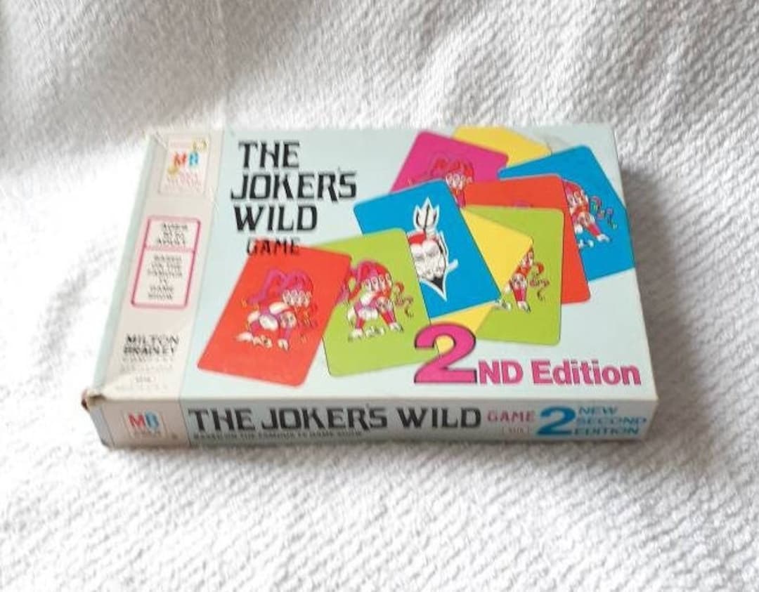 Vintage Game the Joker's Wild New Second Edition Parker Brothers 1970's ...