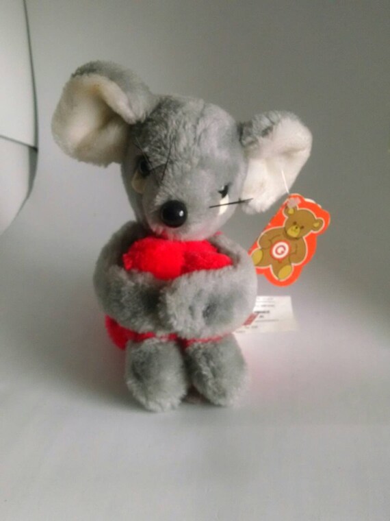 Stuffed Animals & Plushies Toys & Games Knee Hugger RARE Plush Mouse ...