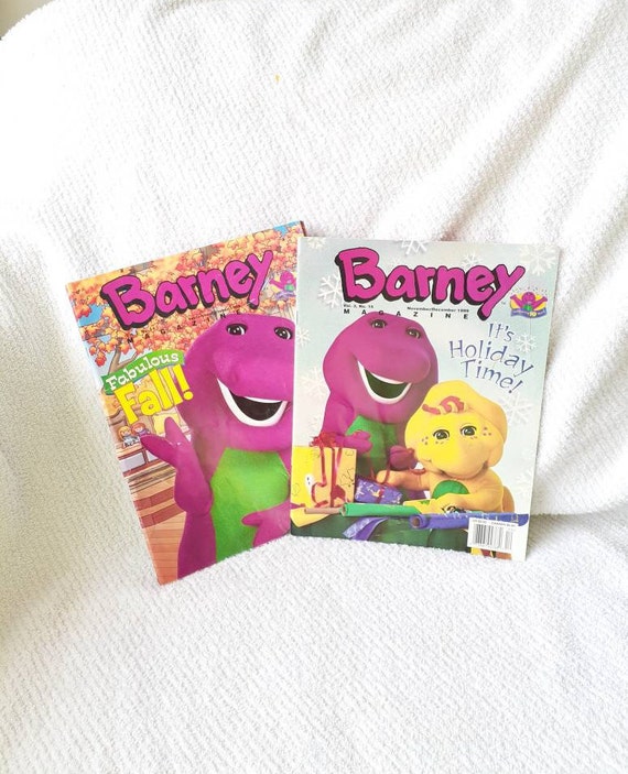 Barney Magazine Pair Vintage Fall Winter Holidays | Etsy