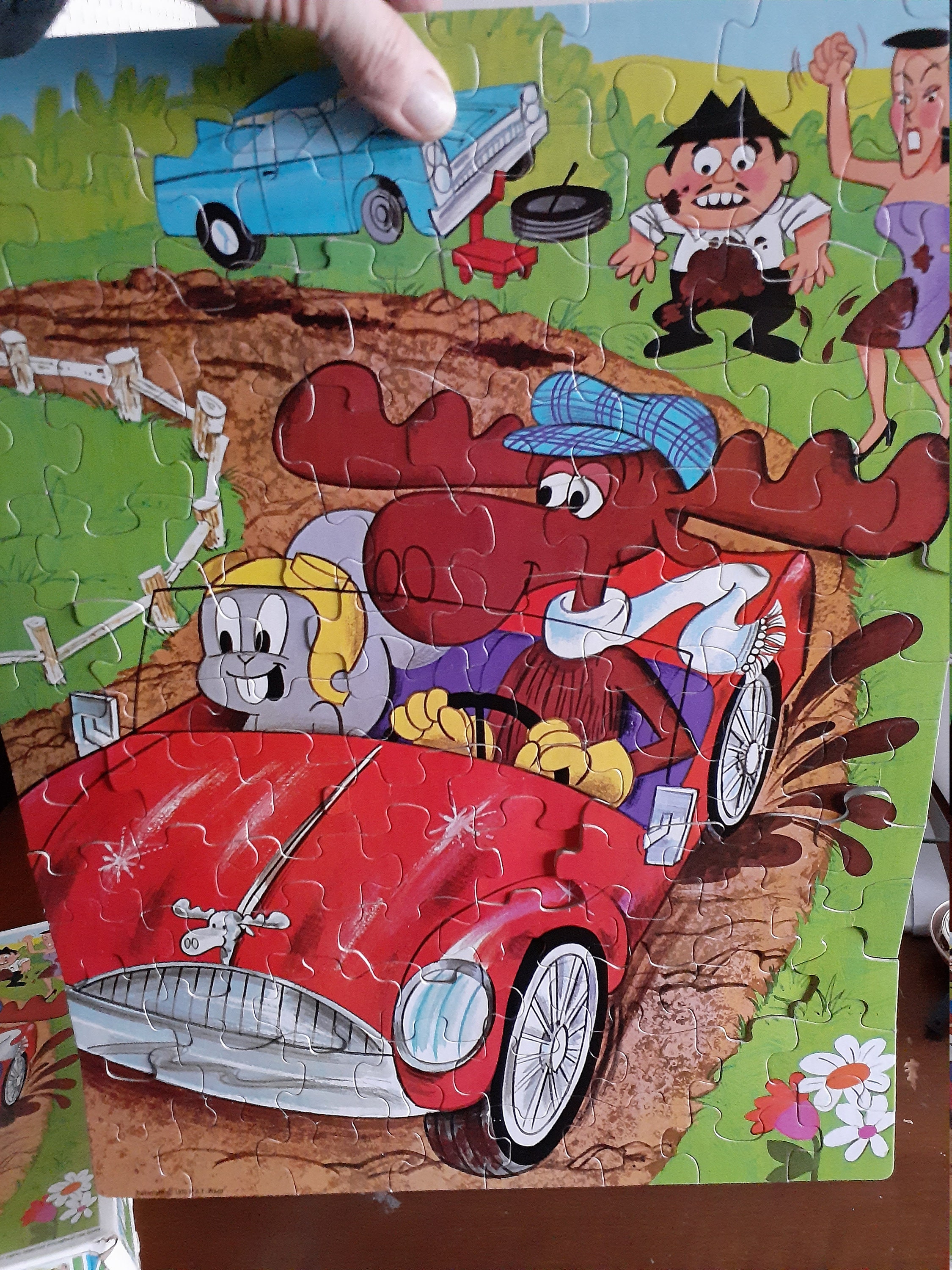Complete Vtg Rocky and Bullwinkle Puzzle Whitman Its Kid | Etsy