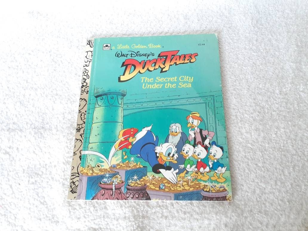 Ducktales the Secret City Under the Sea Little Golden Book - Etsy