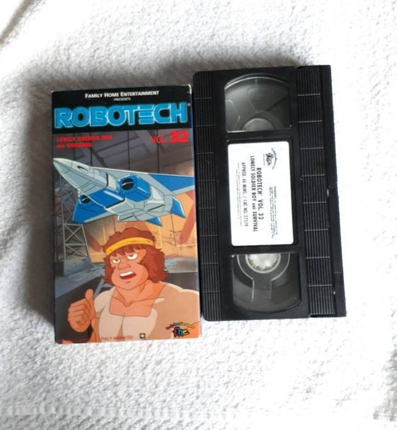 VHS Robotech Full Length Animated Cartoons 80's Tested and Working - Etsy