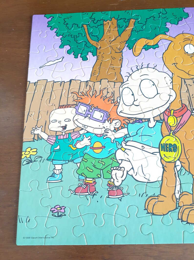 Rugrats Jigsaw Puzzle 100 Pieces Complete Chuckie Tommy Angelica - Etsy