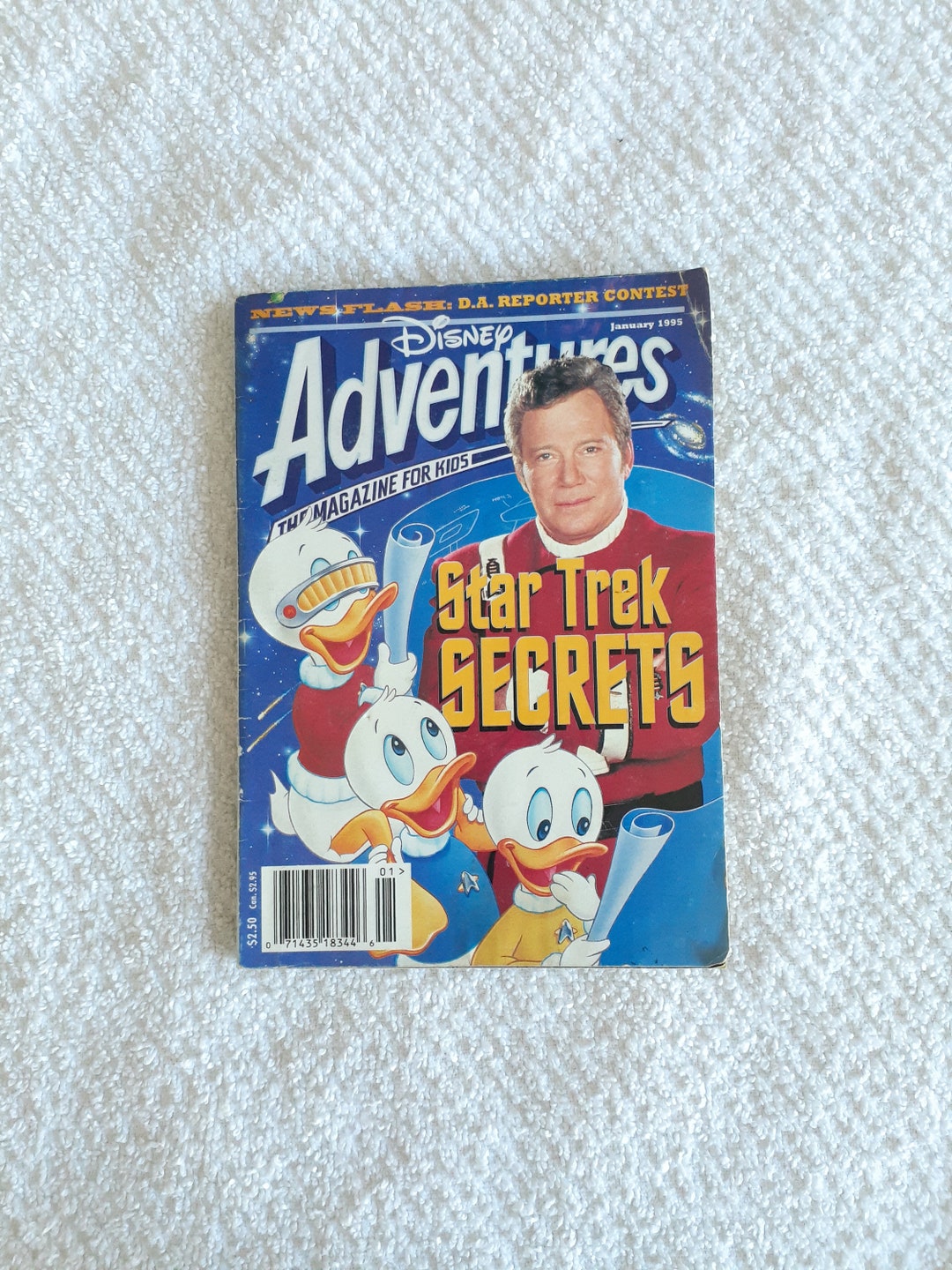 Disney Adventures Magazine Star Trek Secrets 1995 Issue Gargoyles ...