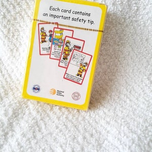 Sparky Playing Card Game Sealed Safety Tips Electrical Safety Authority ...