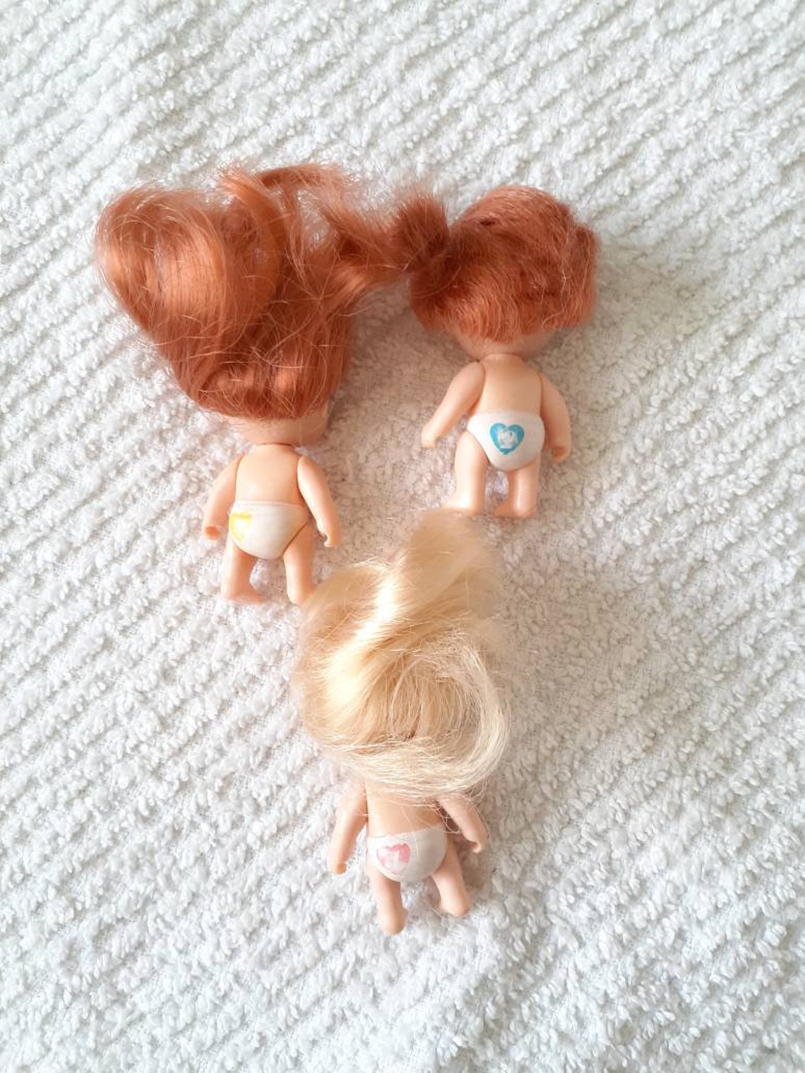 Tyco Diaper Dolls 90's Quints Blonde Redhead Brunette Lot - Etsy