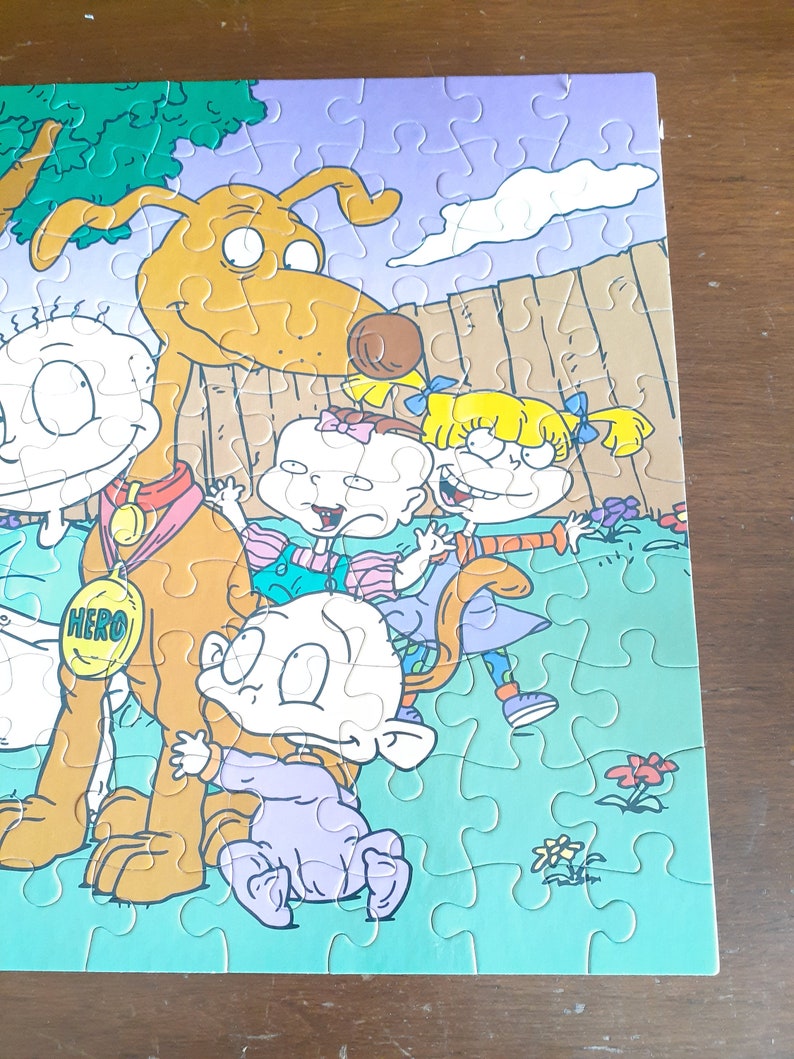 Rugrats Jigsaw Puzzle 100 Pieces Complete Chuckie Tommy Angelica - Etsy