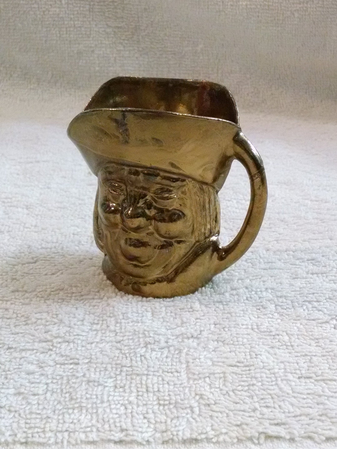 Classic Small Brass Toby Mug Face Mug Midcentury Toby - Etsy