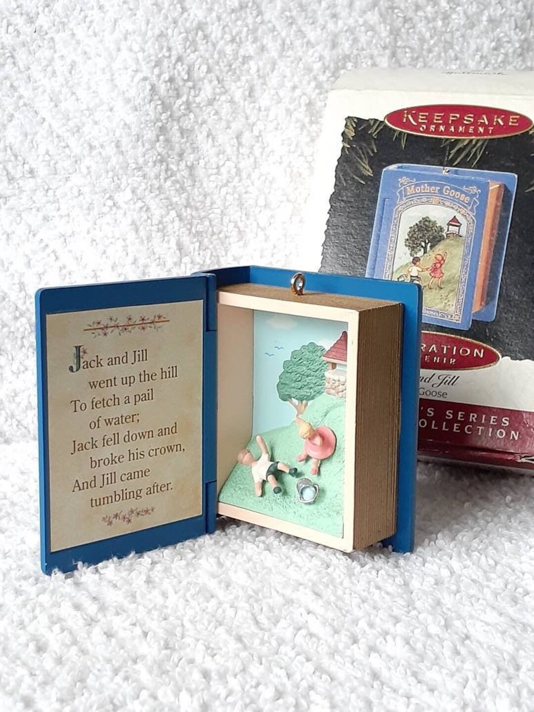 Jack and Jill Nursery Rhyme vintage Keepsakes Collector Ornament - Etsy ...