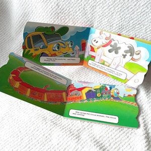 Peppy Pick up Truck Chugger Locomotive Pair Vintage Landolls Board ...