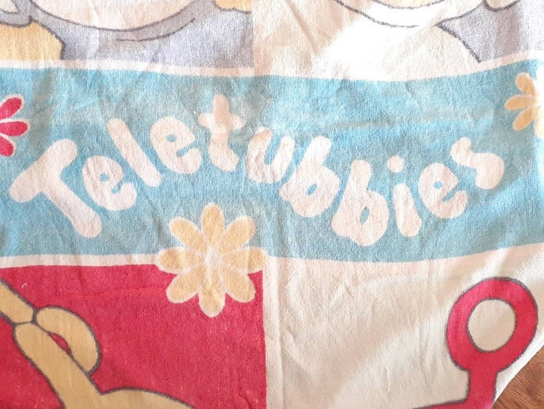 Teletubbies Towel Vintage BBC Character Tinky Winky Laa Laa Po Dipsey ...