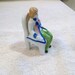 Porcelain Man Chair Knick Knack VTG Japan - Etsy