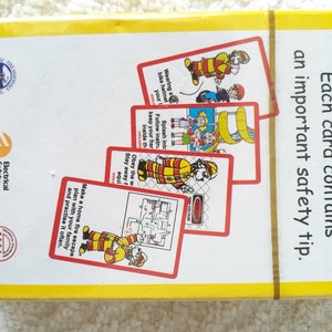 Sparky Playing Card Game Sealed Safety Tips Electrical Safety Authority ...