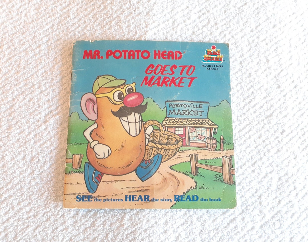 Mr Potato Head Vintage Book Kids Stuff See Hear Read Softcover - Etsy