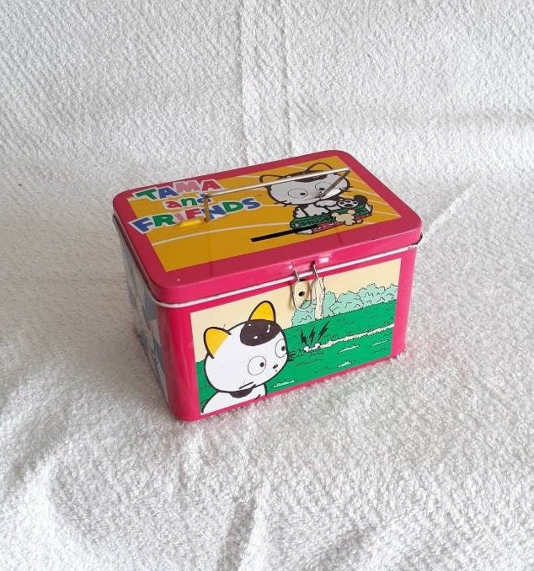 Tama and Friends Tin Storage Box With Slot Piggy Bank Savings - Etsy