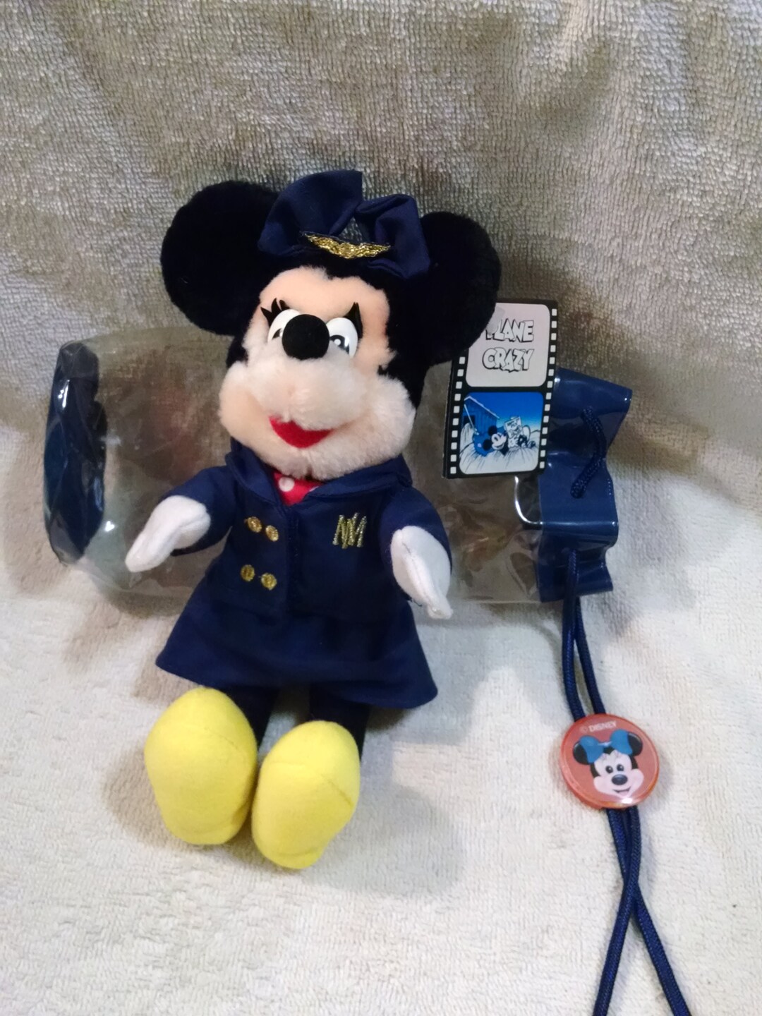 RARE Minnie Mouse Plane Crazy in Original Packaging Vintage Disney Toy ...