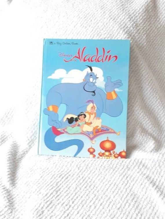 Golden Hardcover Aladdin Vintage Big Golden Book Disney | Etsy