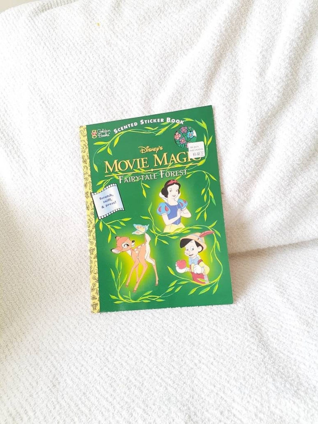 Scented Sticker Book Disney Movie Magic Vintage Fairy Tale Forest - Etsy