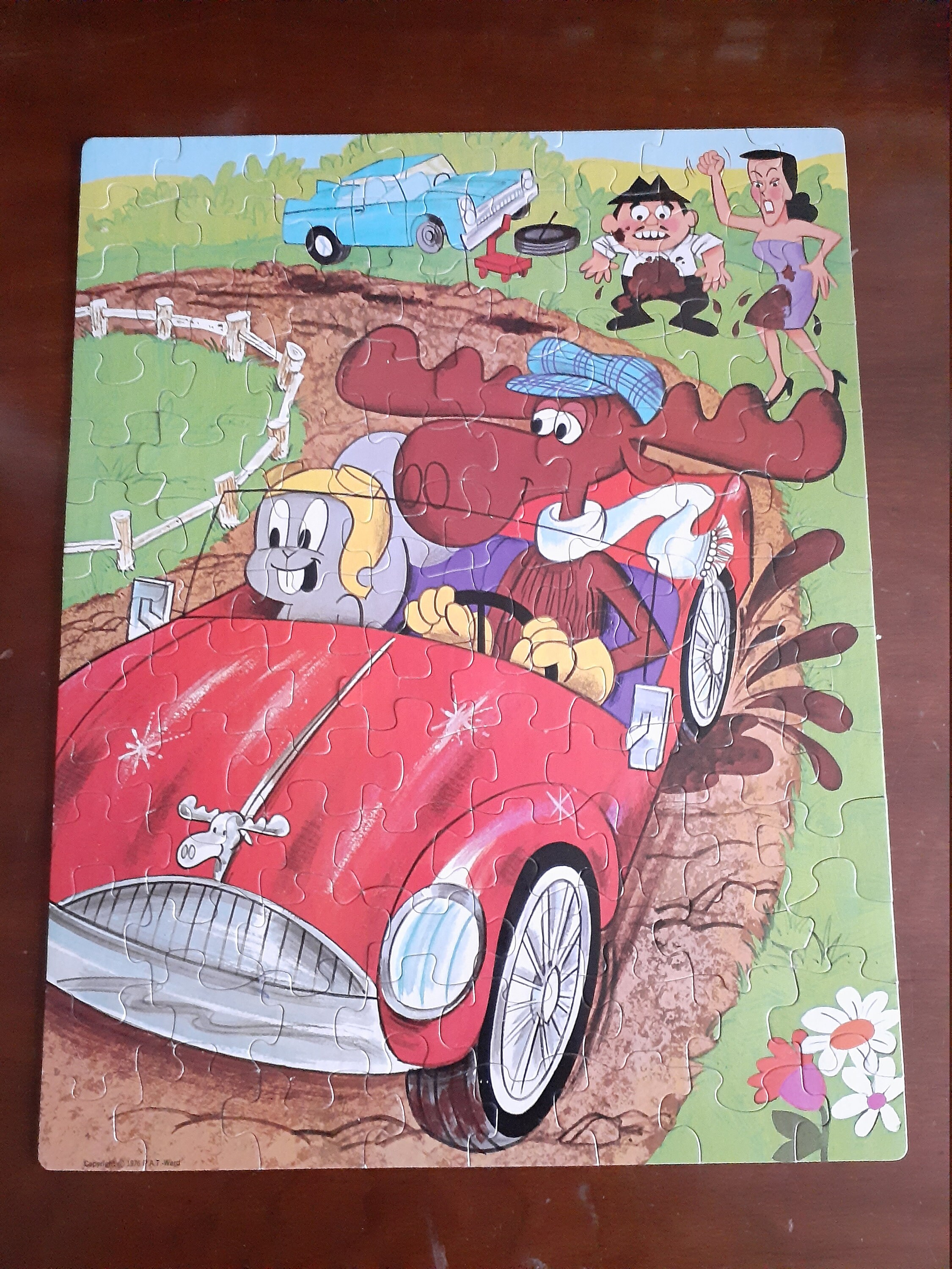 Complete Vtg Rocky and Bullwinkle Puzzle Whitman Its Kid Tested - Etsy