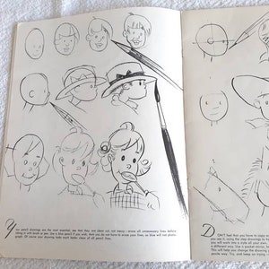Walter Foster Drawing Instruction Booklet Vintage Comics Hal Rasmusson ...