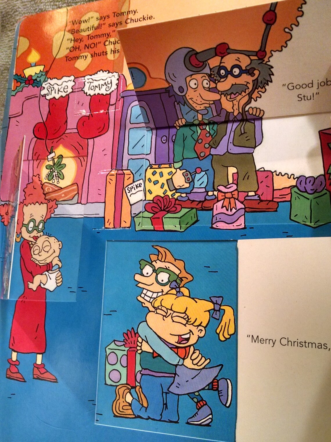 Merry Christmas Rugrats A Lift The Flap Book Nickelodeon | Etsy