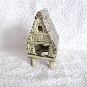 Green Ceramic Bonsai Pagoda Hut Planter Decor - Etsy
